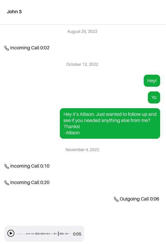 How to send and receive audio messages – Sideline Support