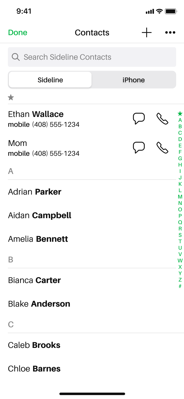 How to manage contacts in Sideline – Sideline Support