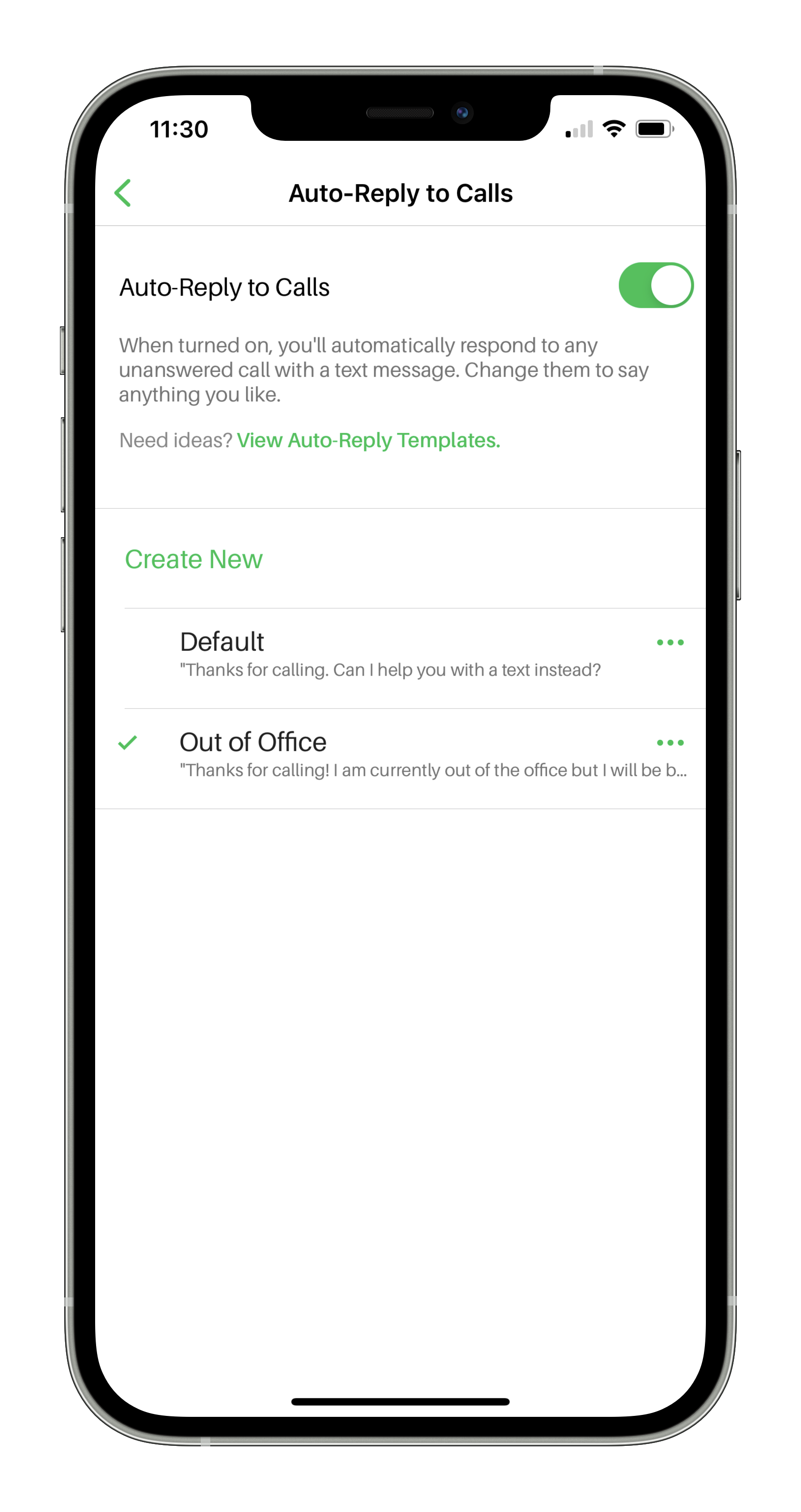 How to set up 'Auto-Reply to Calls' in Sideline – Sideline Support