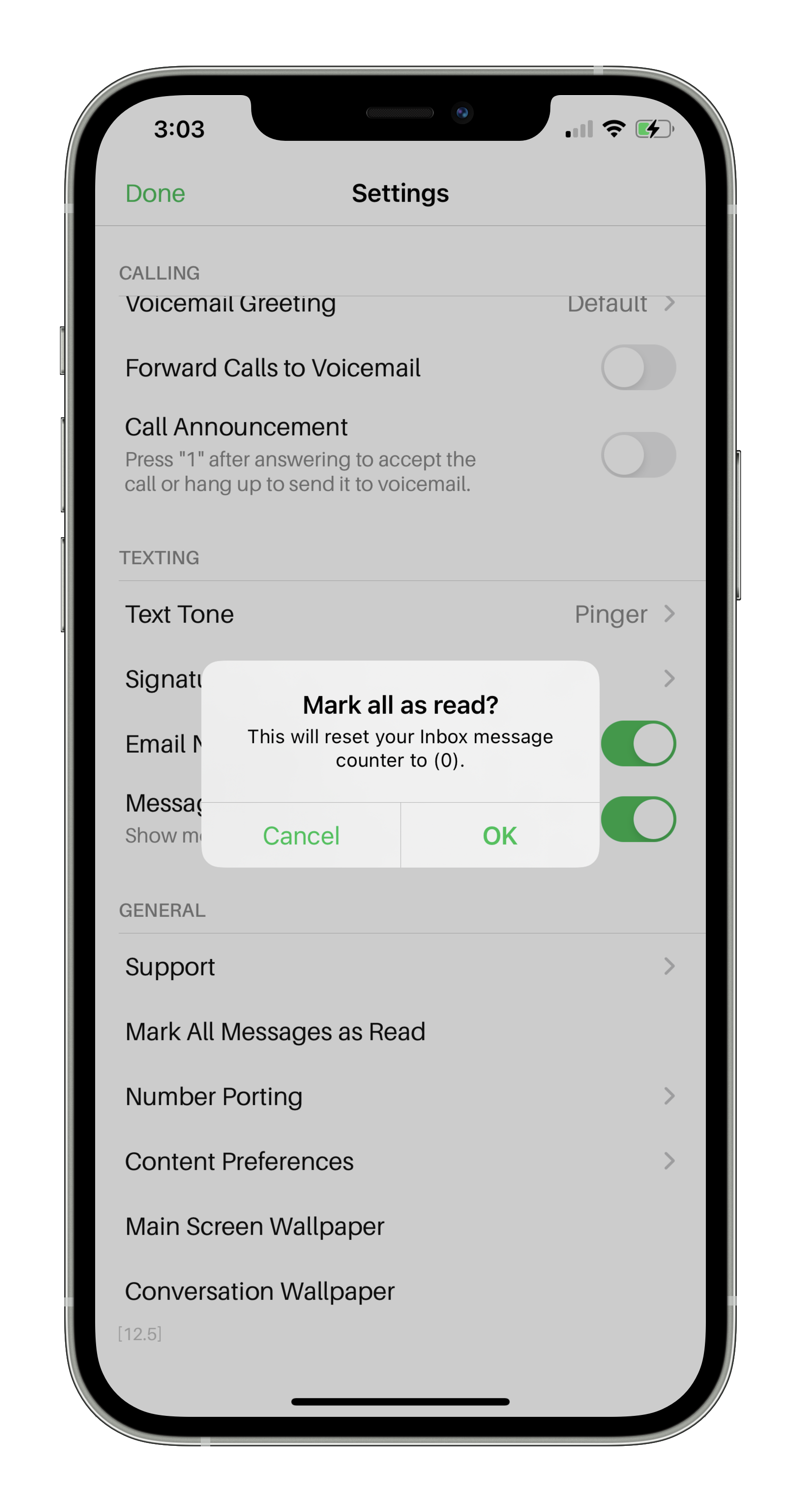  iOS How To Mark All Messages As Read In Sideline Sideline Support